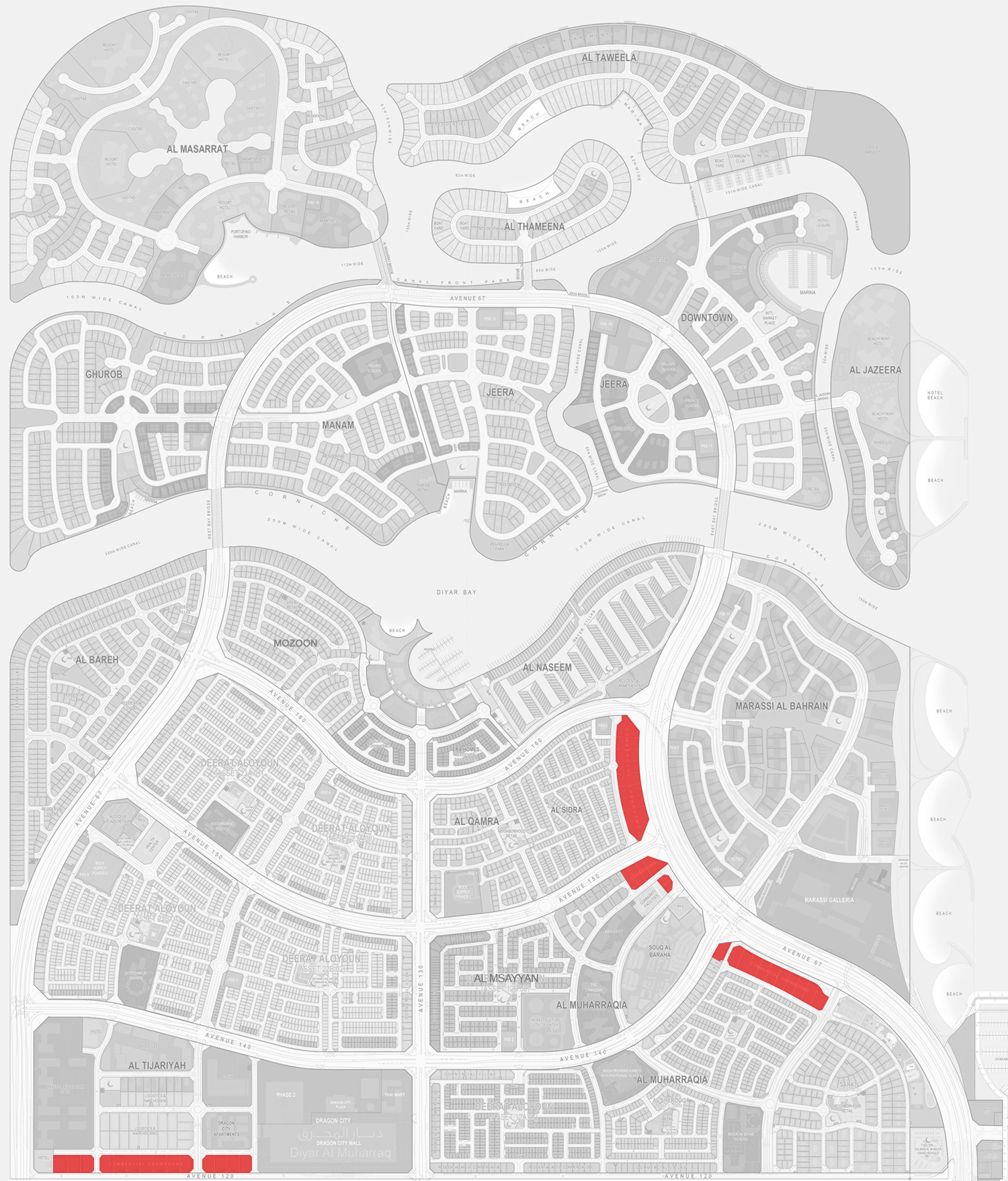 Commercial Showroom Plots | Diyar Al Muharraq
